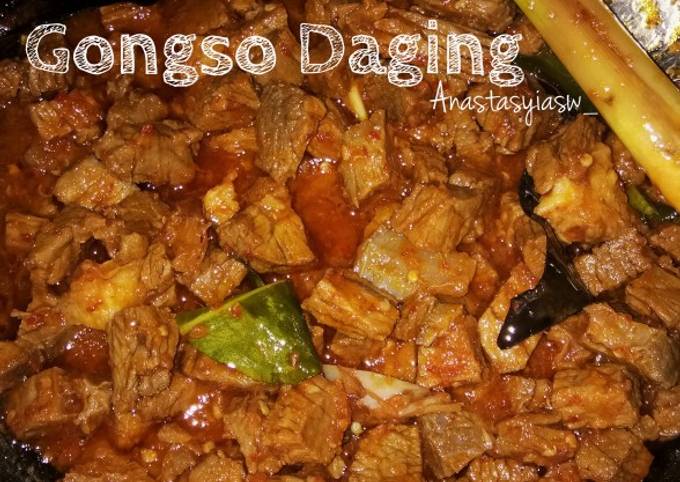 Resep Gongso Daging oleh Anastasyia SW - Cookpad