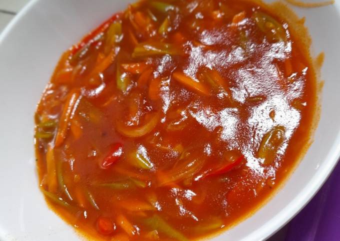 Resep Saos asam manis oleh Abidah Ahliyah Rahmat - Cookpad