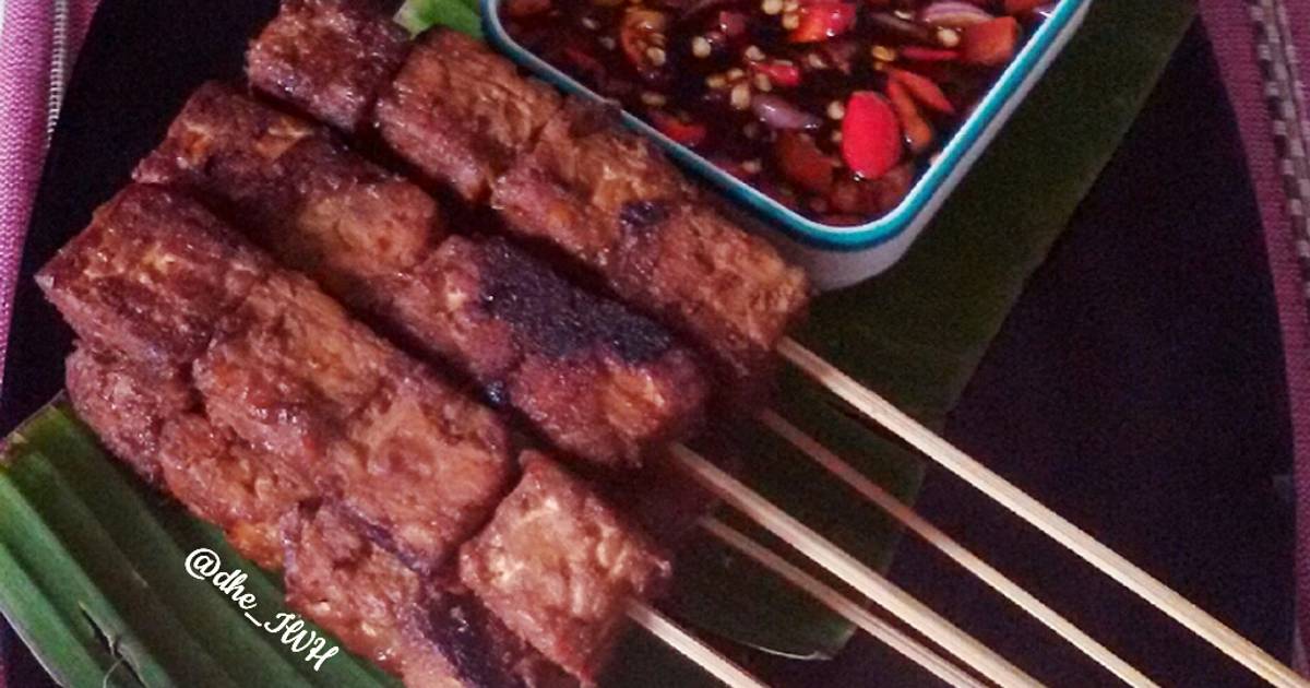 Resep Sate Tempe oleh @dhe_IWH - Cookpad