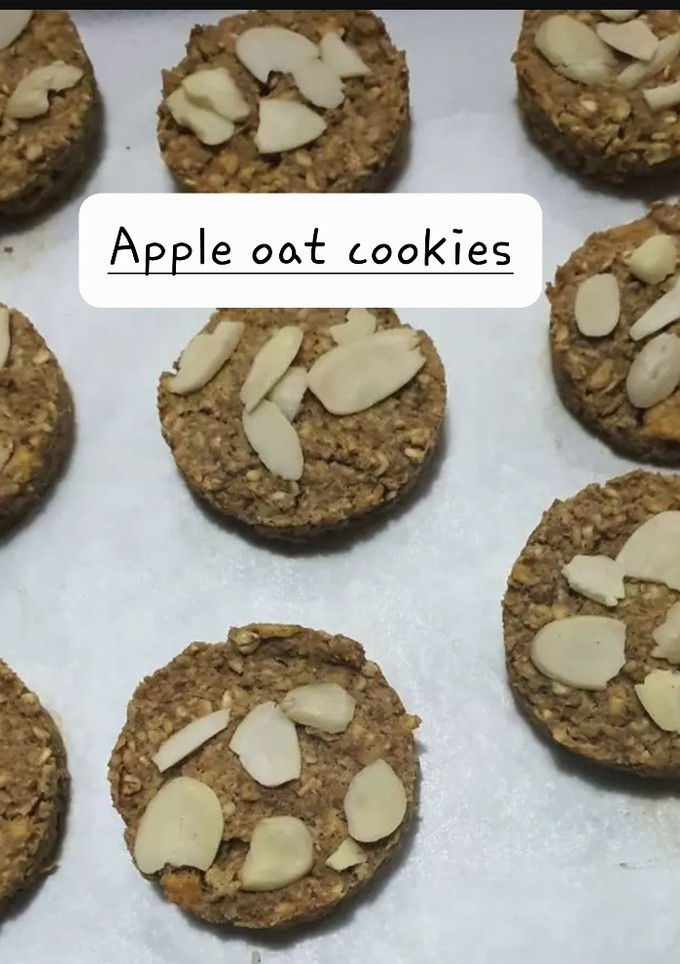 Resep Apple Oat Cookies (No Sugar, No Butter, Gluten Free) oleh Desi ...