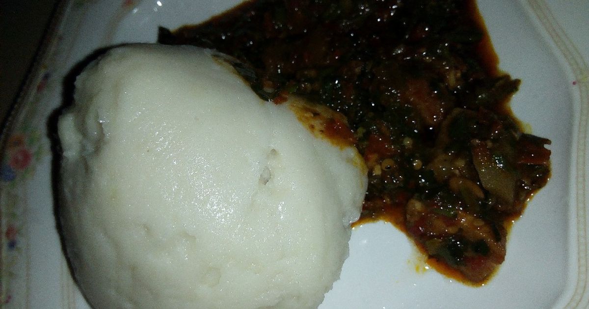 Poundo Yam And Ugu Recipe by Ummita S B - Cookpad