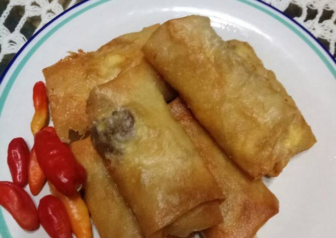 Resep Lumpia Isi Tahu Jamur oleh intanmah - Cookpad