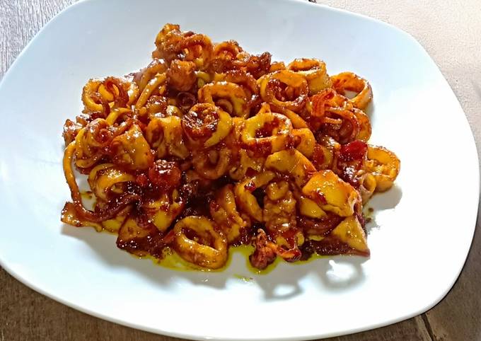 Resep Cumi bakar kecap manis oleh Ayu Mey Mey - Cookpad