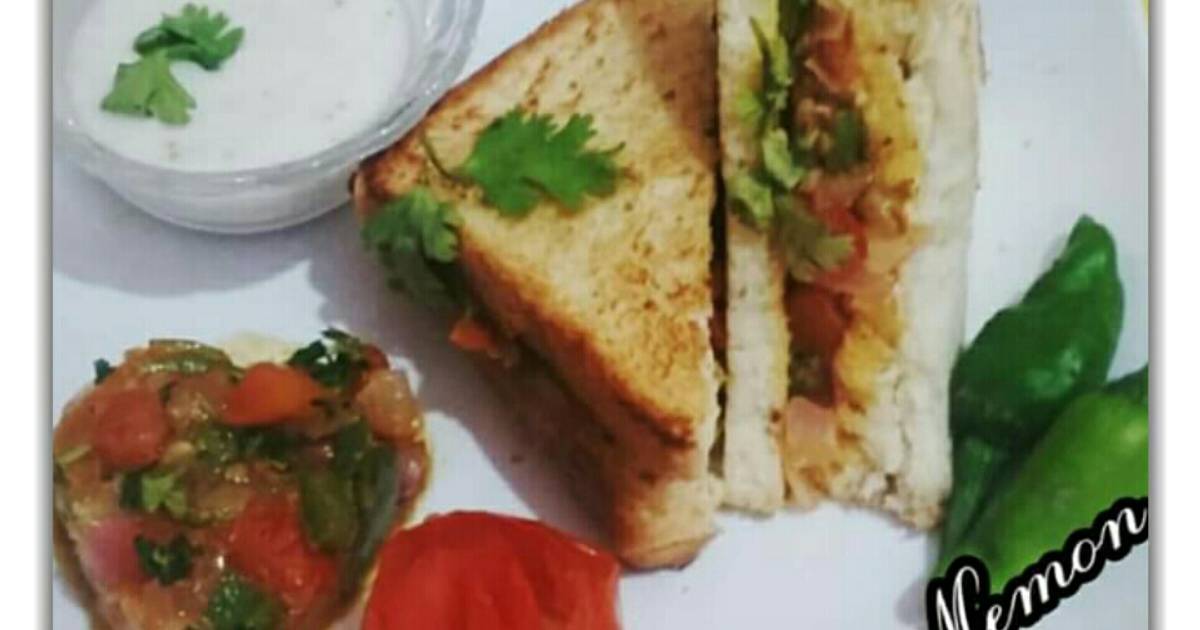 Salsa chicken sandwich Recipe by Farzana Memon - Cookpad