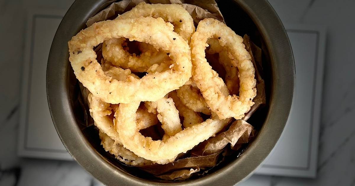 Fried Calamari Rings Recipe by Lavinia - Cookpad