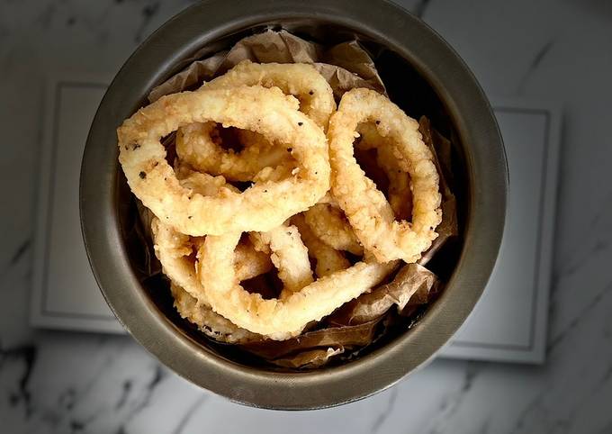 Fried Calamari Rings Recipe by Lavinia - Cookpad