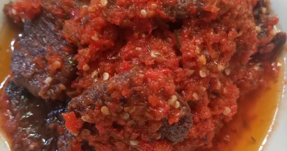 Resep Balado daging simpel oleh tommy wiriadi putra - Cookpad