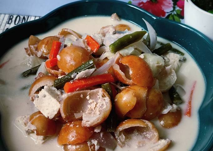 Resipi Sayur Kolok Kulit Rambai oleh Aza Aaj - Cookpad