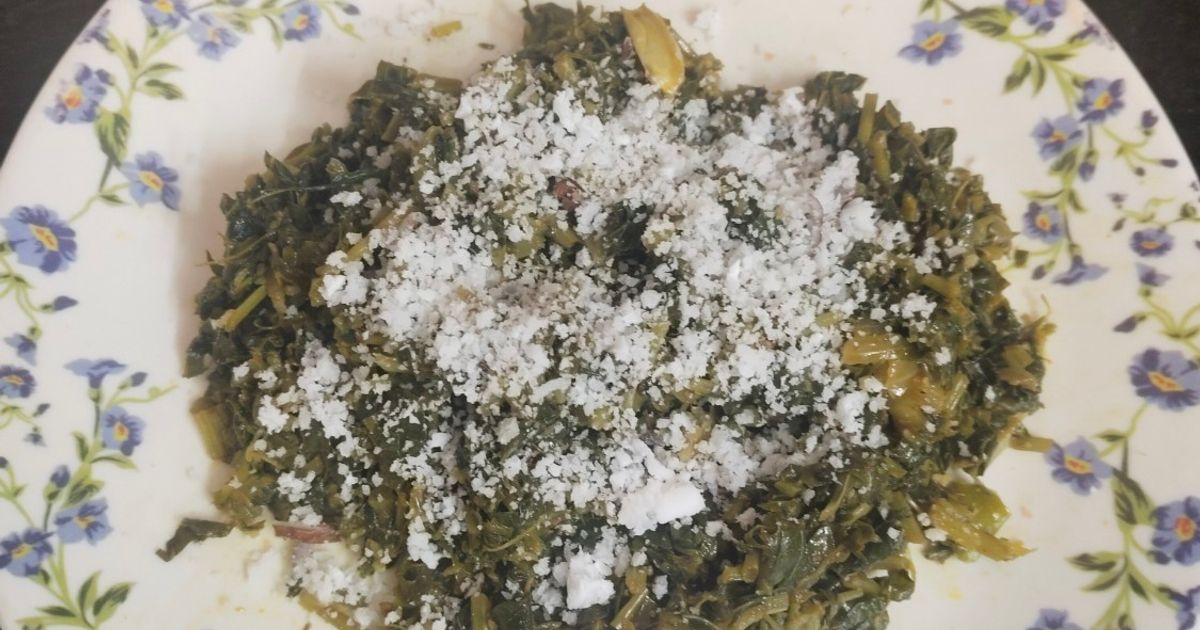 Harve Soppu Palya(amaranth Leaves Bhaji) Recipe by Mallika Ramshatriya ...