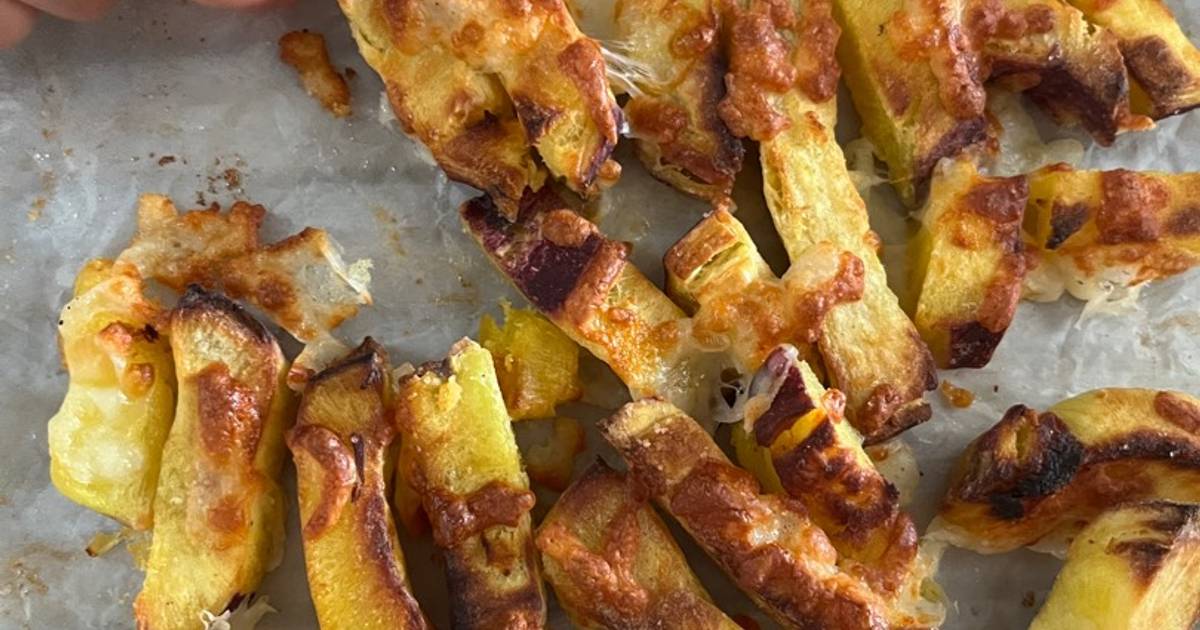 Resep Ubi bakar keju mozzarella oleh amna nadia - Cookpad