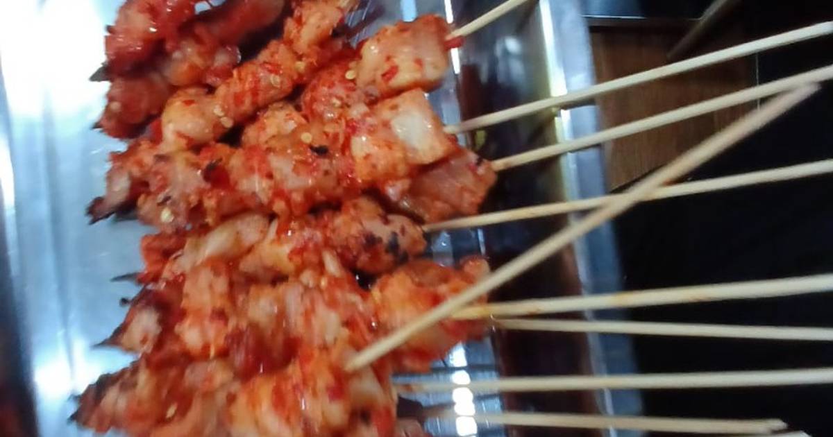 Resep Sate ayam asin pedas oleh agus sujana - Cookpad