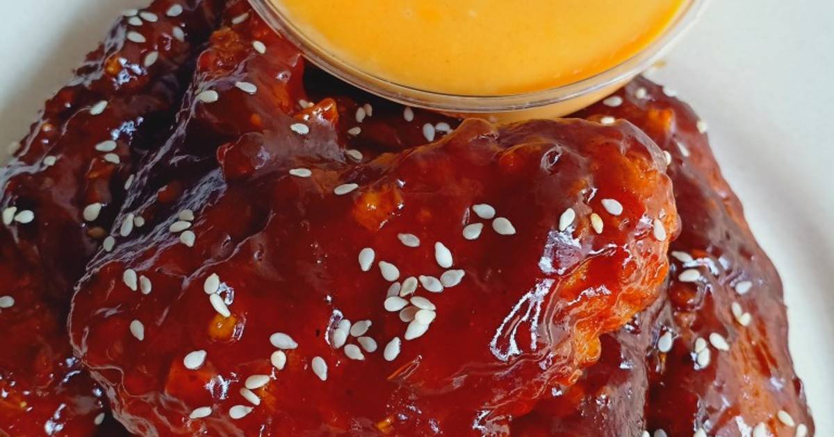 Resep Fire Wings ala Richeese with Cheese Sauce oleh Silvia Octaviany ...