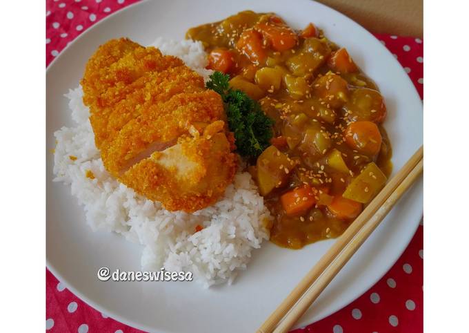 Resep Japanese Chicken Katsu Curry Rice oleh Danes Wisesa - Cookpad