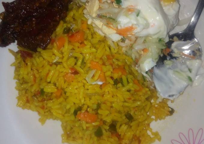 Fried Rice With Pepper Chicken Recipe by Chef Deezahbawa - Cookpad