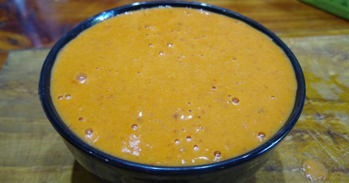 Picante de morrón rojo Receta de Gustavo Yuse Lockley - Cookpad