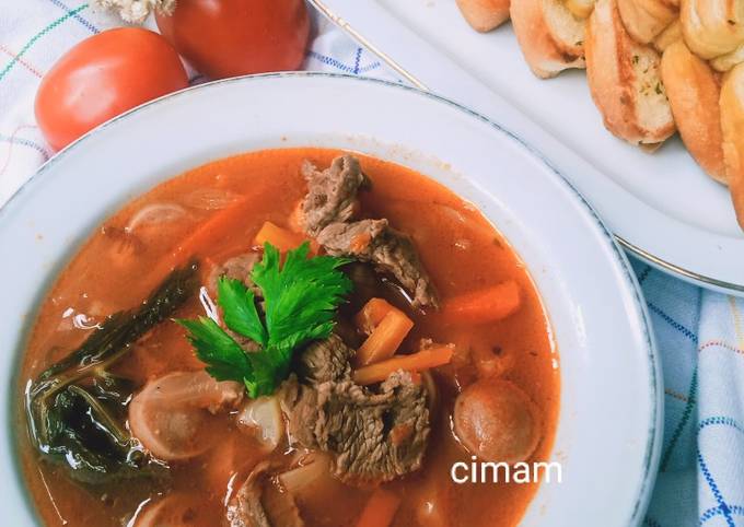 Resep Sup Tomat 🍅 oleh Ayu Nadya - Cookpad