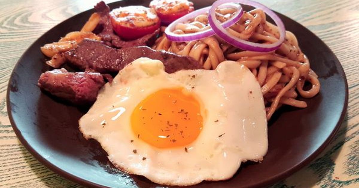 Beef Short Rib Teppanyaki Noodles Recipe by 漢堡包
