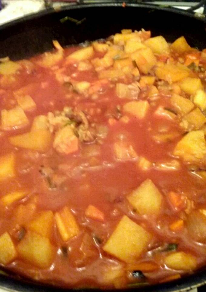 Guiso vegetariano Receta de Ailen Sperati- Cookpad