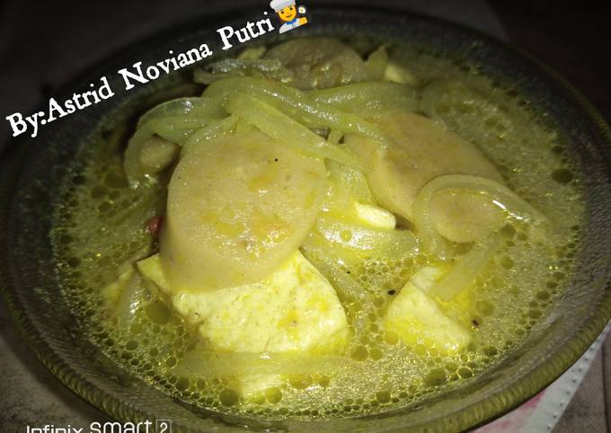 Resep Lodeh Manisa isi tahu+sosis ayam oleh Anp - Cookpad