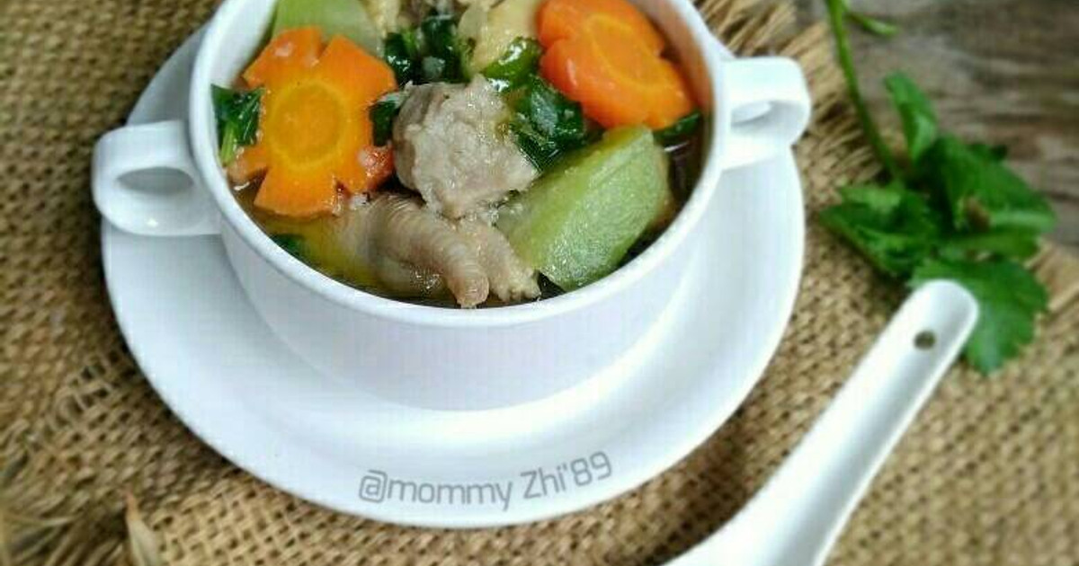 Resep Sop Ayam Labu Siam oleh Welly Herlina - Cookpad