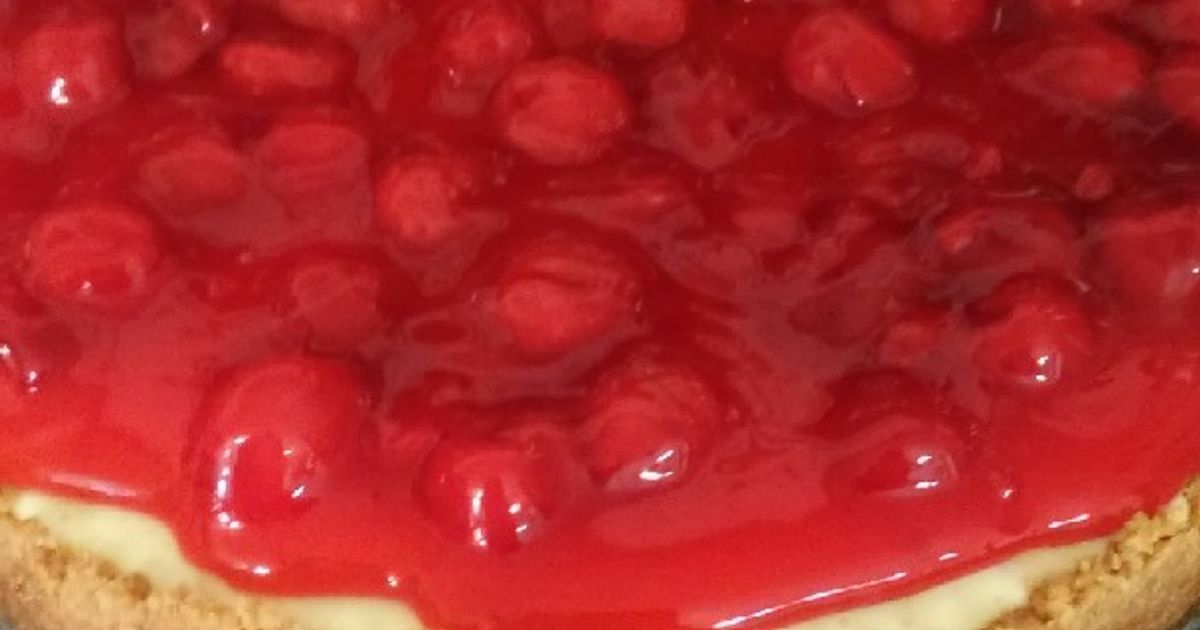 Sunshine's Easy Cherry Cheesecake No Bake Recipe by Brenda M. Castillo