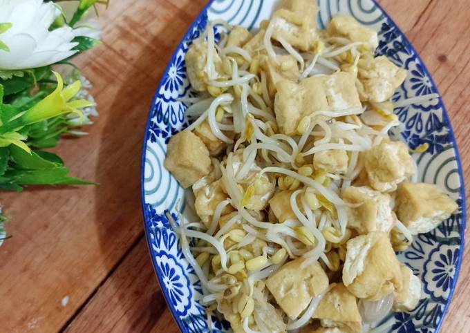 Resep Tumis Tauge Tahu oleh Ummu Choiratun Nisa - Cookpad