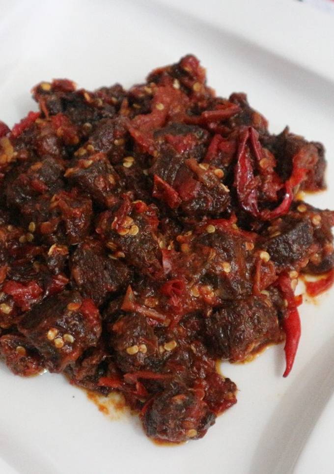 Resep Daging Sapi Goreng Sambal Terasi #RabuBaru oleh Nita || Food ...