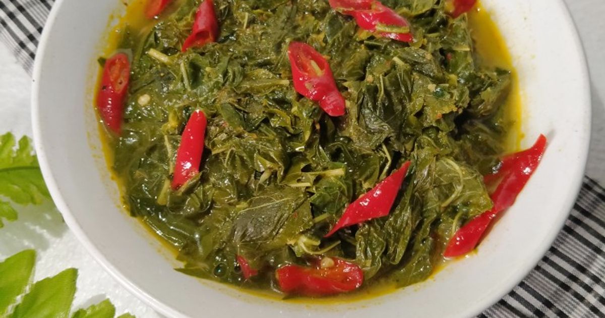 Resep Sayur Daun Singkong Tanpa Santan oleh Cheylvia - Cookpad