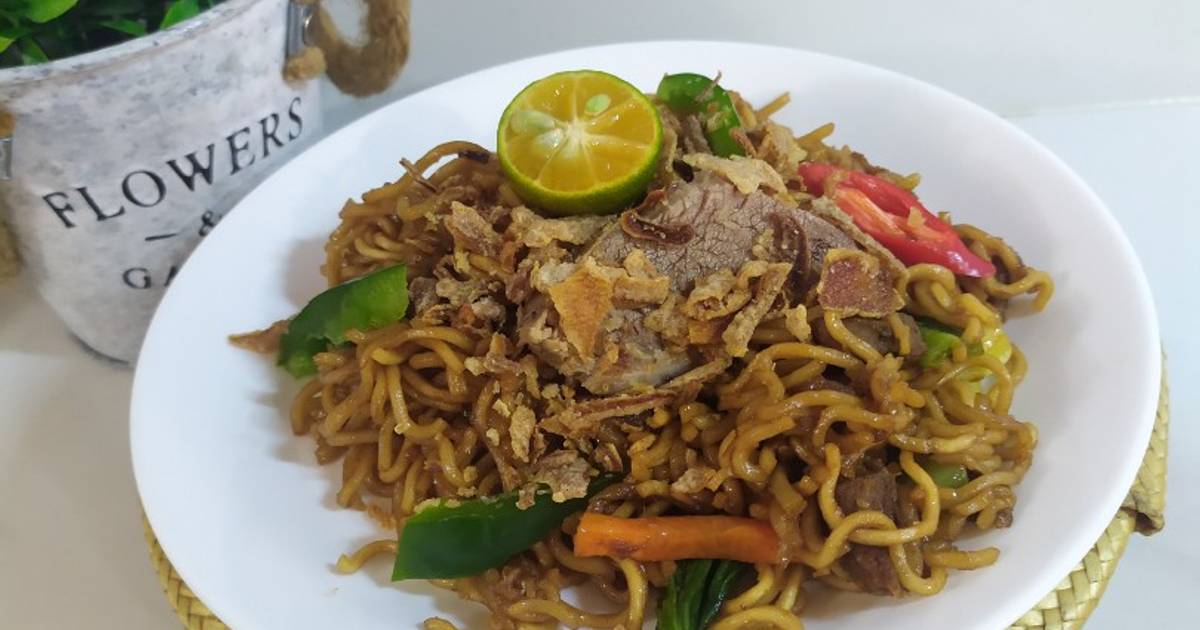 Resipi Mee goreng Daging Lembu oleh Ani Delighted - Cookpad