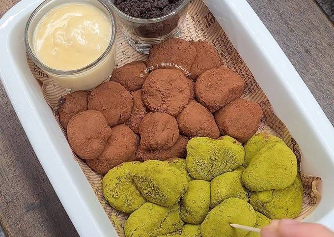 Resep Choco Matcha Mochi Bites oleh Avita Unaiya - Cookpad