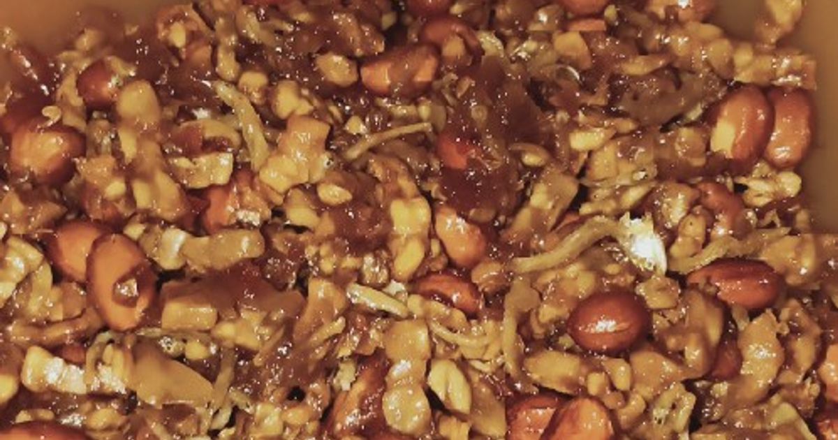 Resep Tribol/Teri Maen Bola Aka Orek Tempe Kacang Teri oleh Rusmi ...