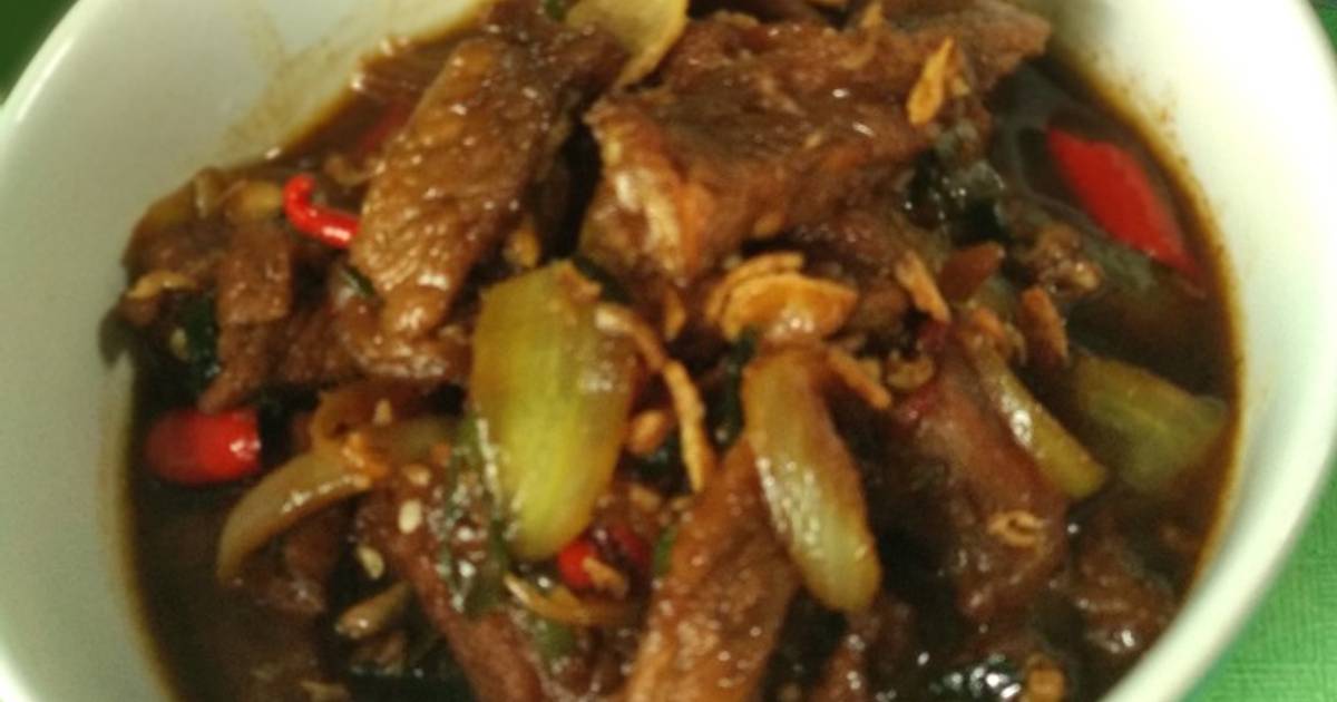 Resep Tumis daging kecap simple oleh achie_sakura kitchen - Cookpad