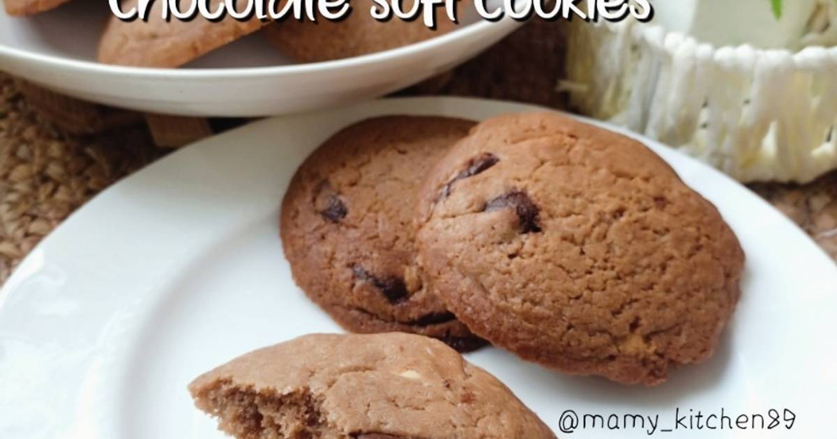 Resipi Chocolate Soft Cookies oleh mamy_kitchen89 - Cookpad