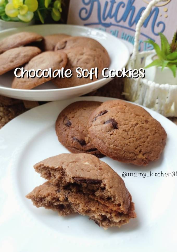 Resipi Chocolate Soft Cookies oleh mamy_kitchen89 - Cookpad