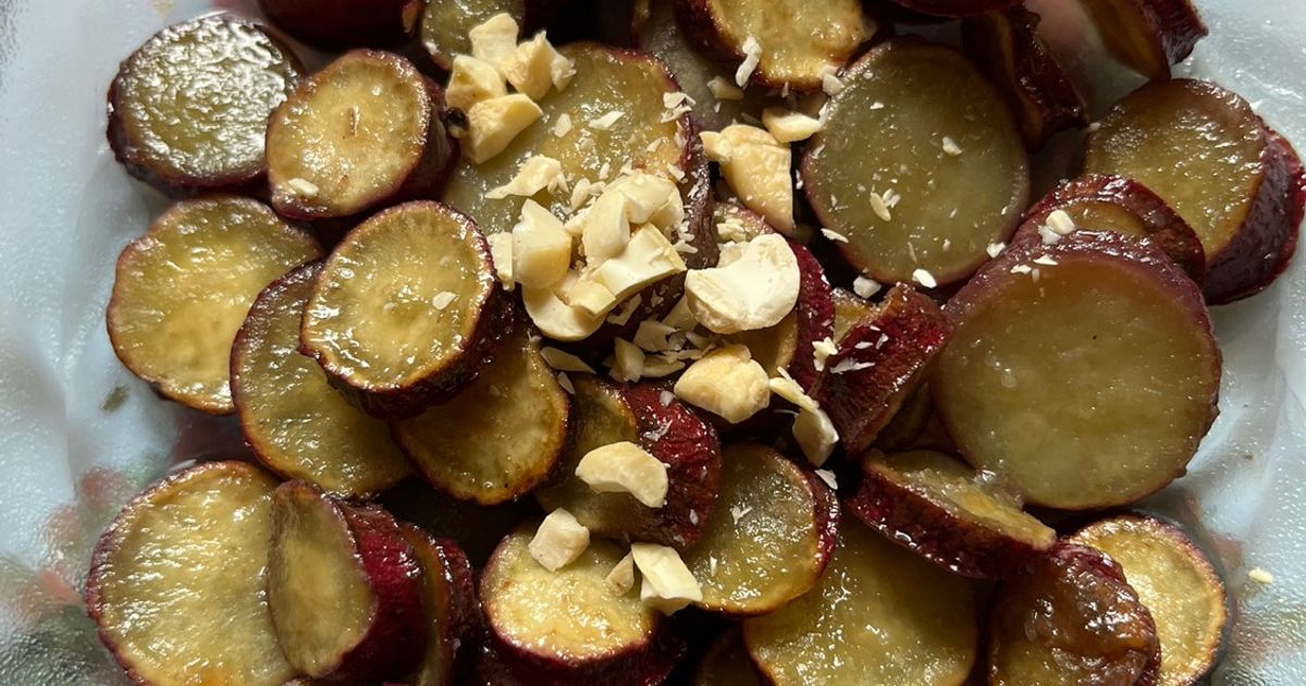 Caramelised Sweet Potatoes Navaratri Fasting Recipe (Quick And Easy ...