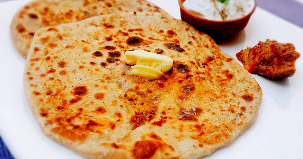 Aloo Ka Paratha With Raw Potatoes Recipe by Harjeet Kaur - Cookpad