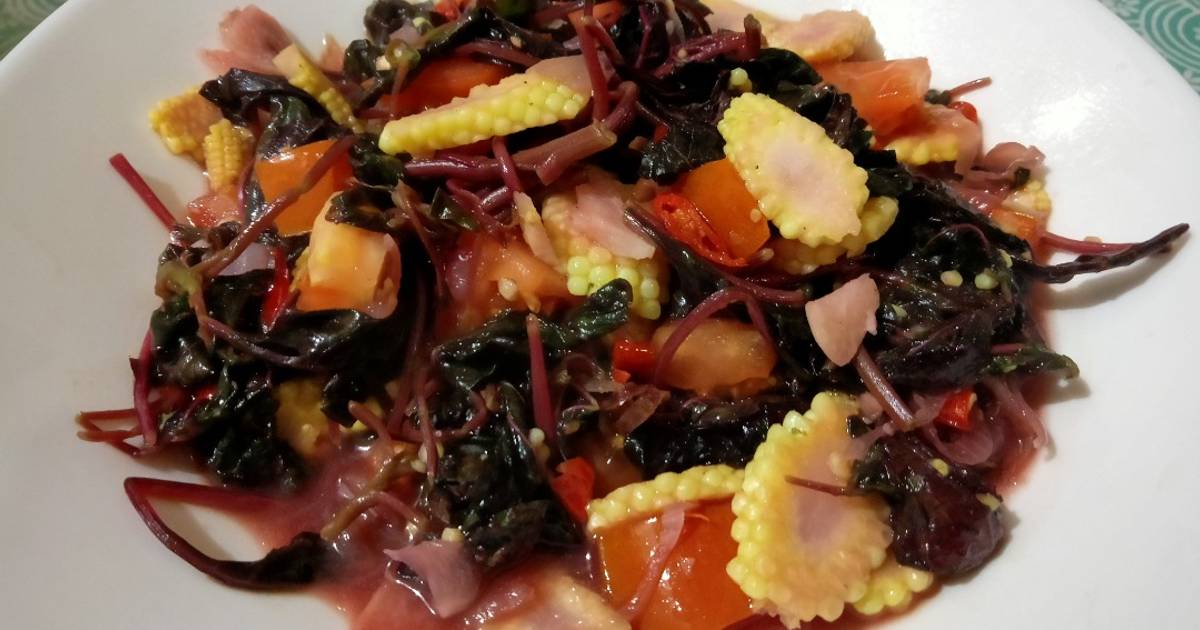 35 resep tumis putren bayam enak dan mudah - Cookpad