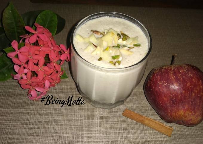 Apple Cinnamon Milkshake Recipe by Jasmin Motta _ #BeingMotta - Cookpad