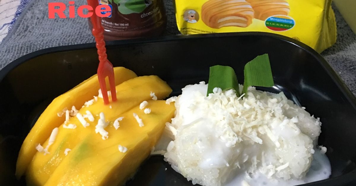 Resep Manggo Sticky Rice Ala Ala oleh Imell wongso - Cookpad