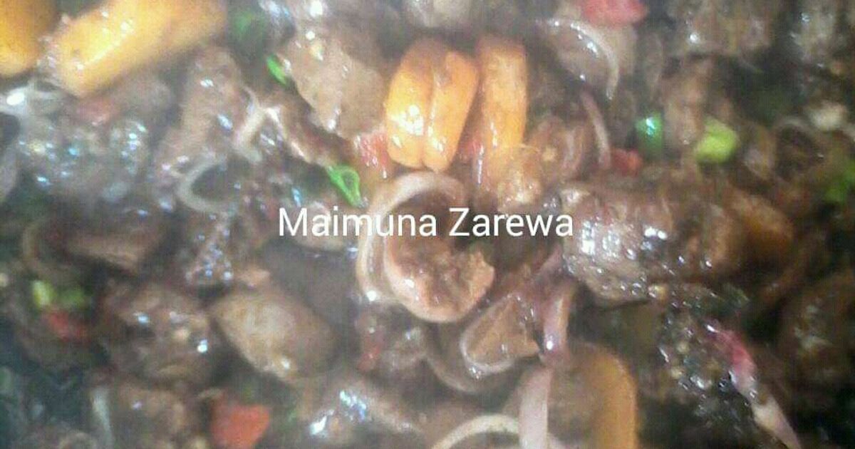 Kidney And Liver Sauce Recipe by Maimuna Zarewa - Cookpad
