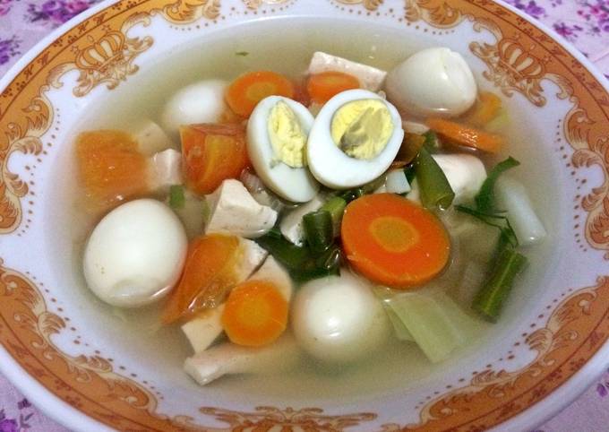 Resep Sop Telur Puyuh oleh Kharismadona Apriliani - Cookpad