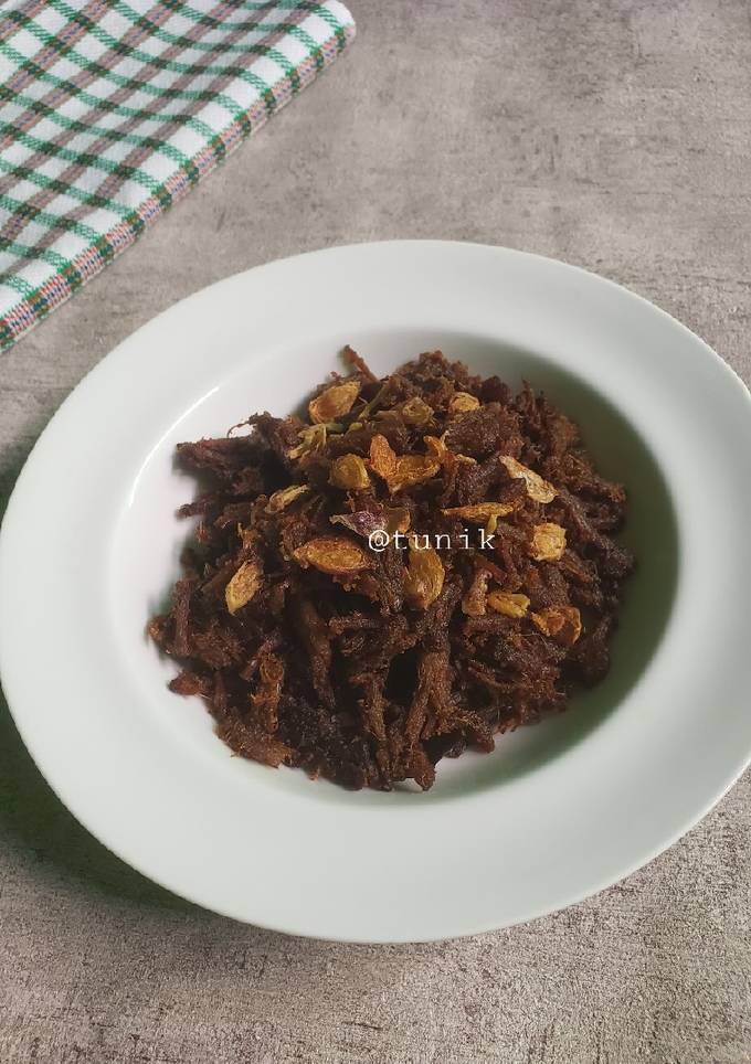 Resep Empal Suwir Daging Sapi (khas Sunda) oleh tunik 🍀 - Cookpad