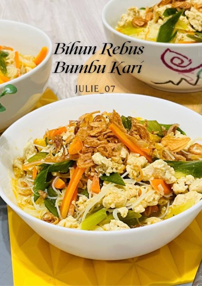 Resep 504. BIHUN Rebus Bumbu Kari oleh Juliana Tendeas - Cookpad