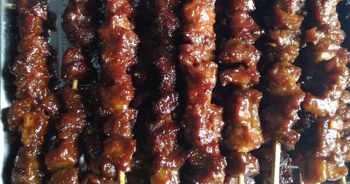22 resep sate sapi bumbu kacang kering enak dan mudah - Cookpad