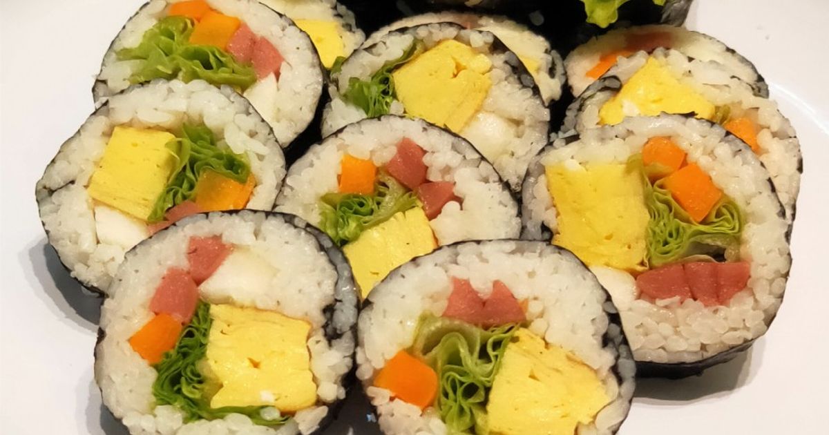 Resep kimbab cuka rumahan enak dan mudah - Cookpad