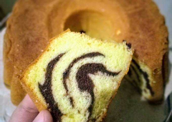 Resep Marble Cake oleh Melly Youne Wantah - Cookpad