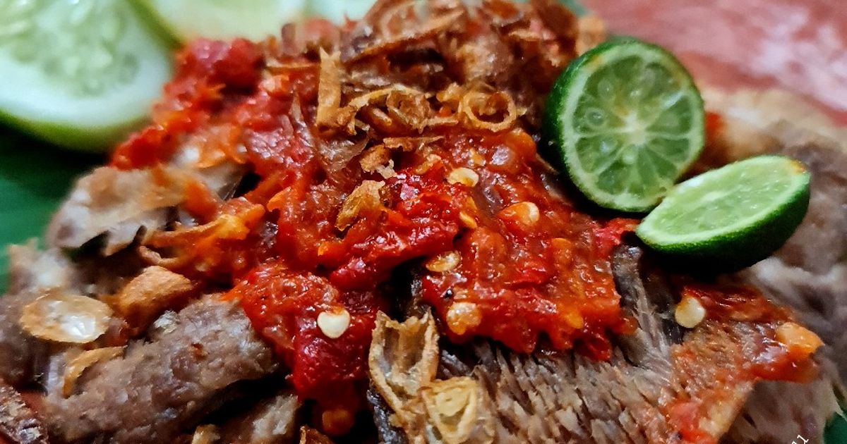 Resep Geprek Daging Bumbu Uyah Bawang oleh Windu Restina - Cookpad