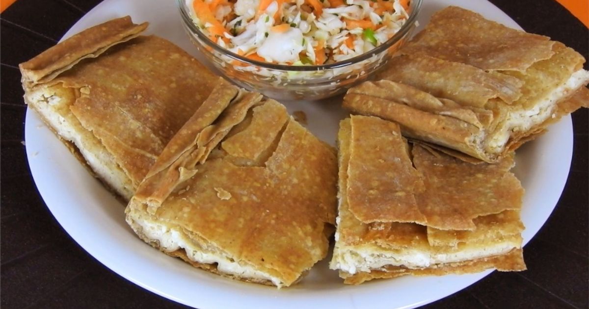 Classic Cheese Pie With Tahini & Whole Wheat Phyllo Recipe by Aphrodite ...