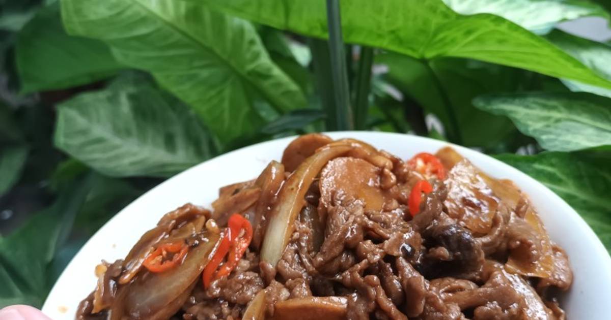 Resep Daging slice dan bakso teriyaki oleh Ajeng Juwita Sari - Cookpad