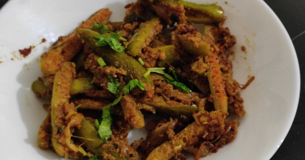 Kundru Peanut Masala With Roti (Dinner Sabji) Recipe by Smita Kiran ...